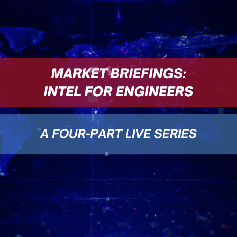 Market Briefings: Intel for Engineers (Four-Part Series) – ACEC