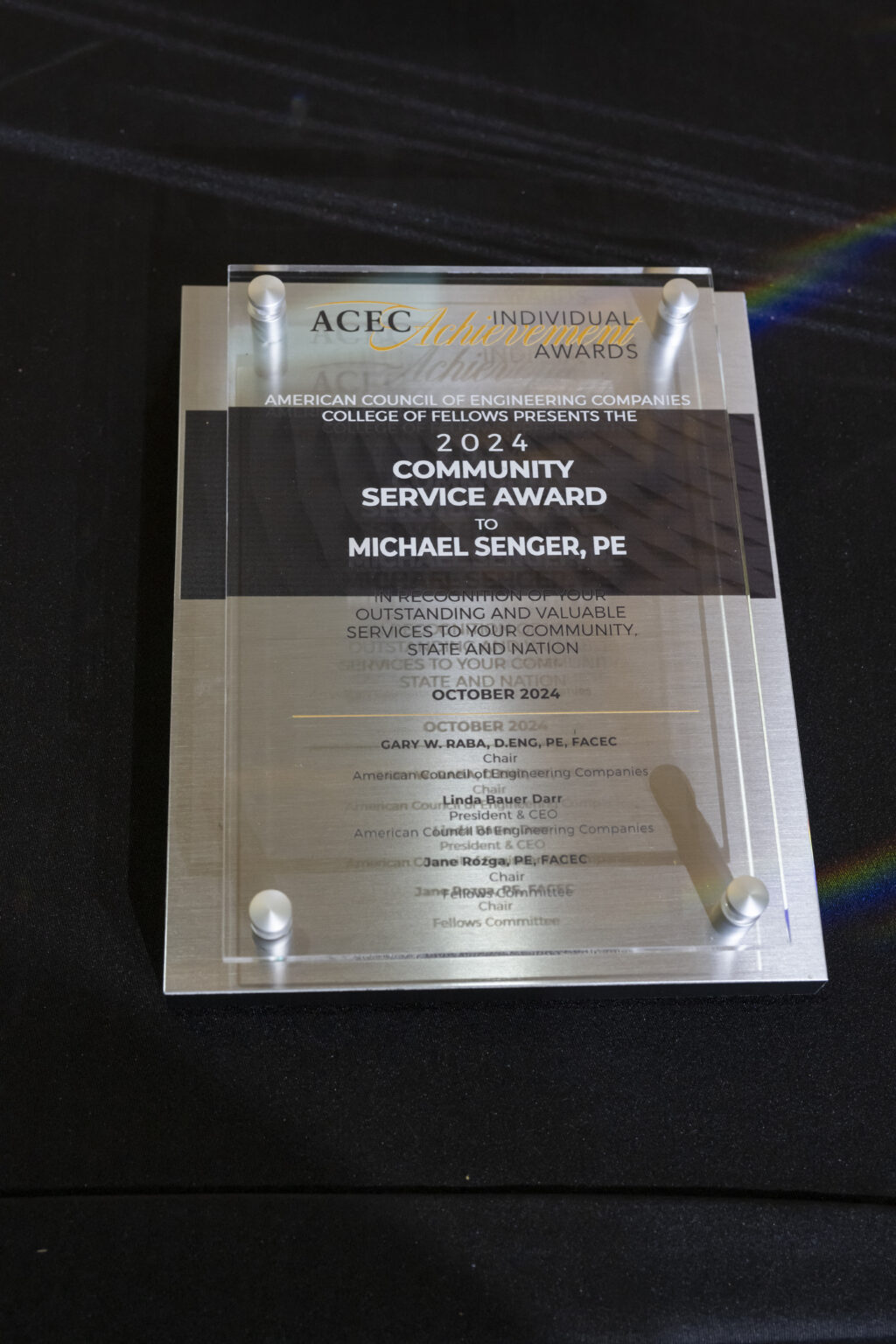 Community Service Awards - ACEC