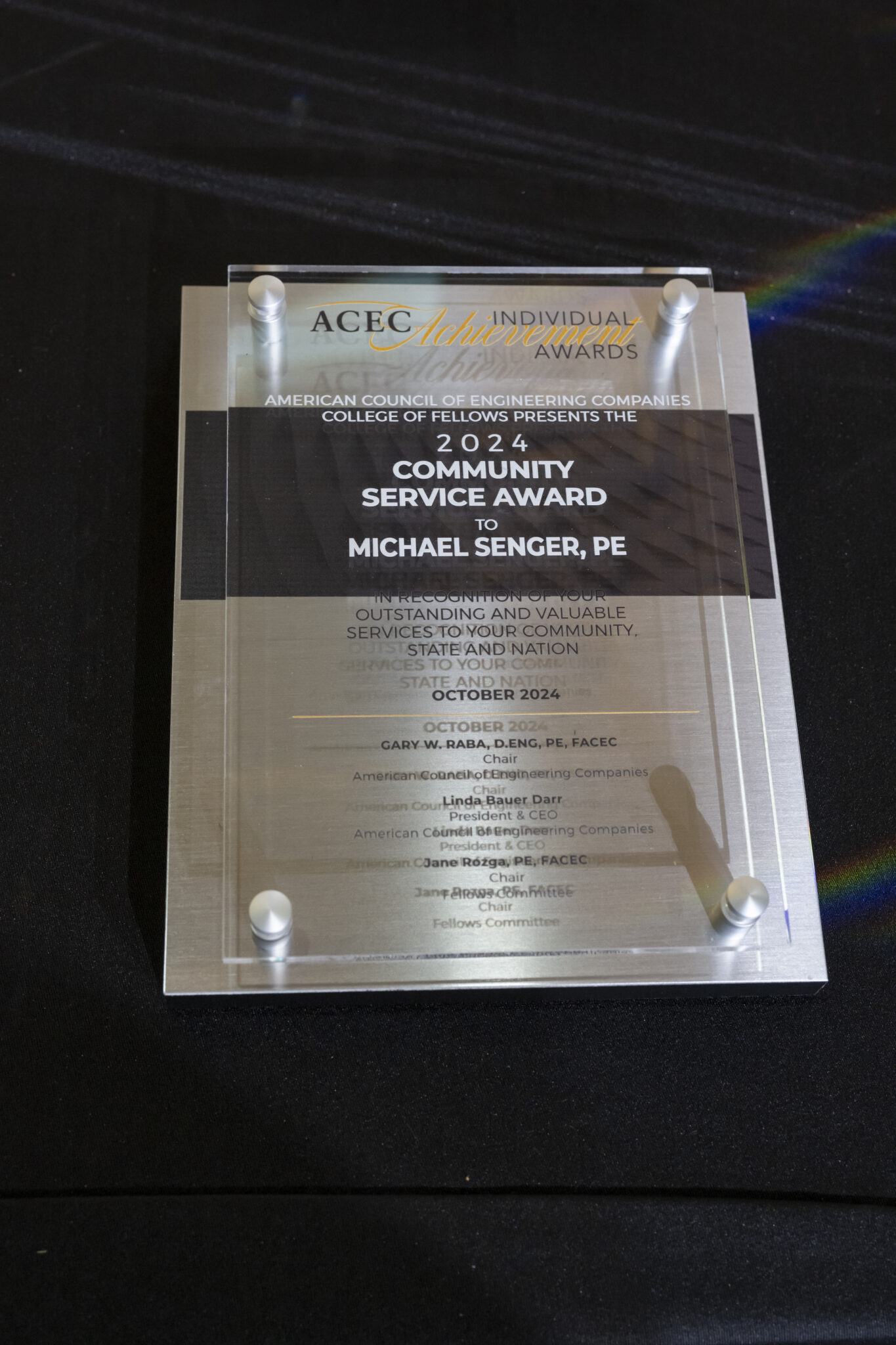 Community Service Awards - ACEC