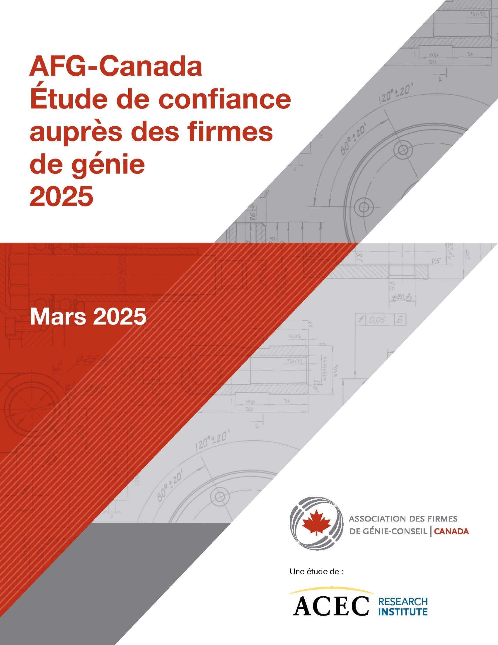 AFG-Canada Étude de confiance auprès des firmes de génie 2025 – ACEC
