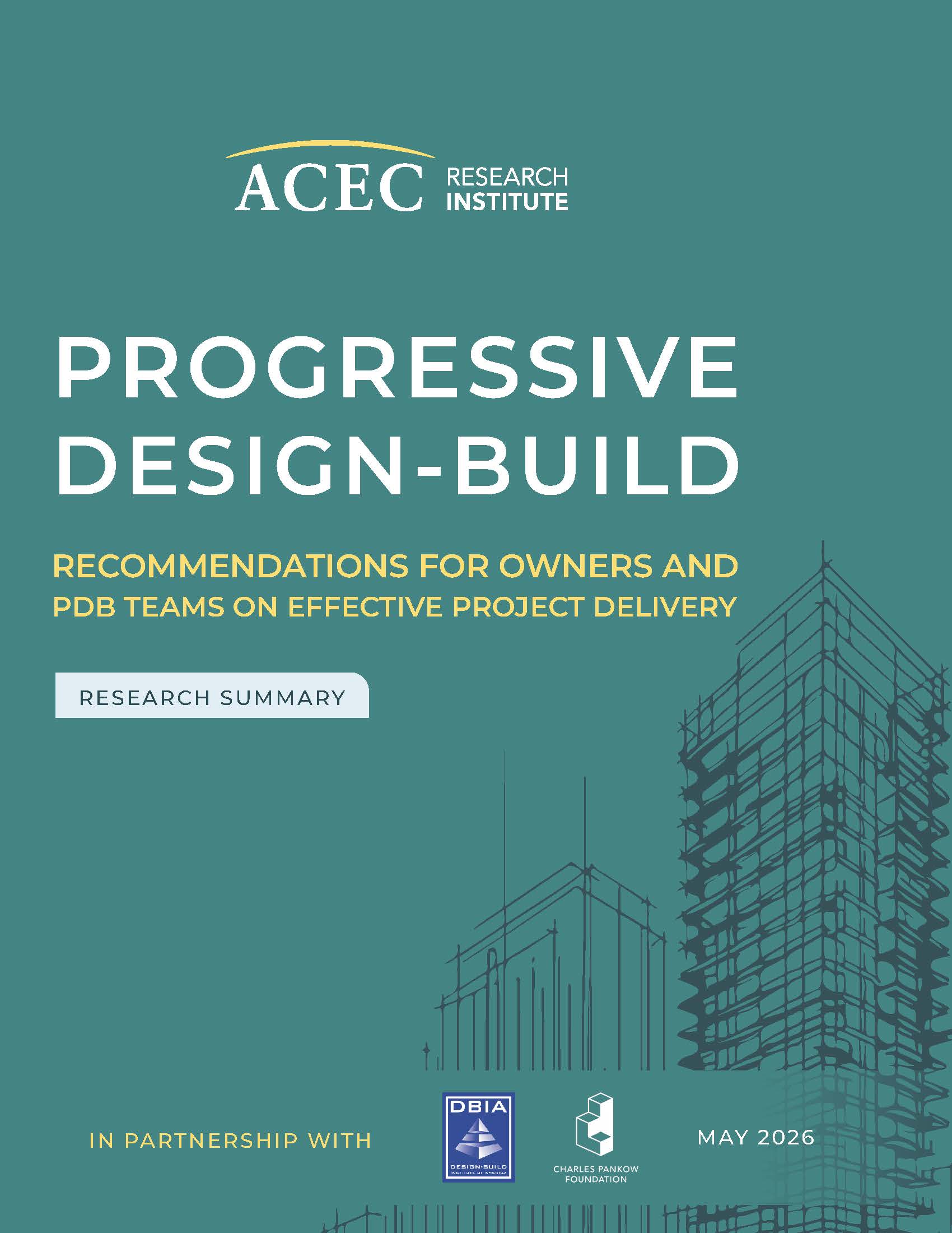 Progressive Design-Build Recommendations For Owners And PDB Teams On ...